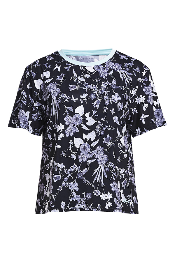 Rohnisch Bodil Tee Top - Black Butterfly 230609 - Gym Wear | Yoga ...