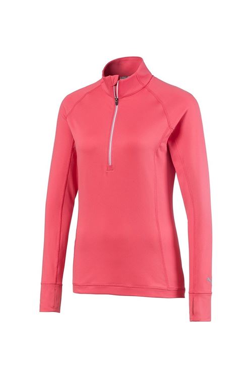 Puma Golf Women's Rotation 1/4 Zip - Rapture Rose - 577943