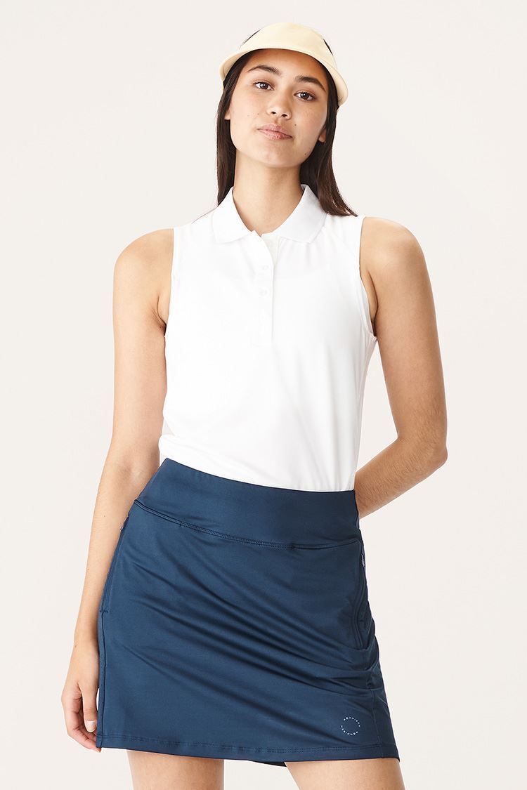 Rohnisch Ladies Rumi Sleeveless Polo Shirt - White - 111010