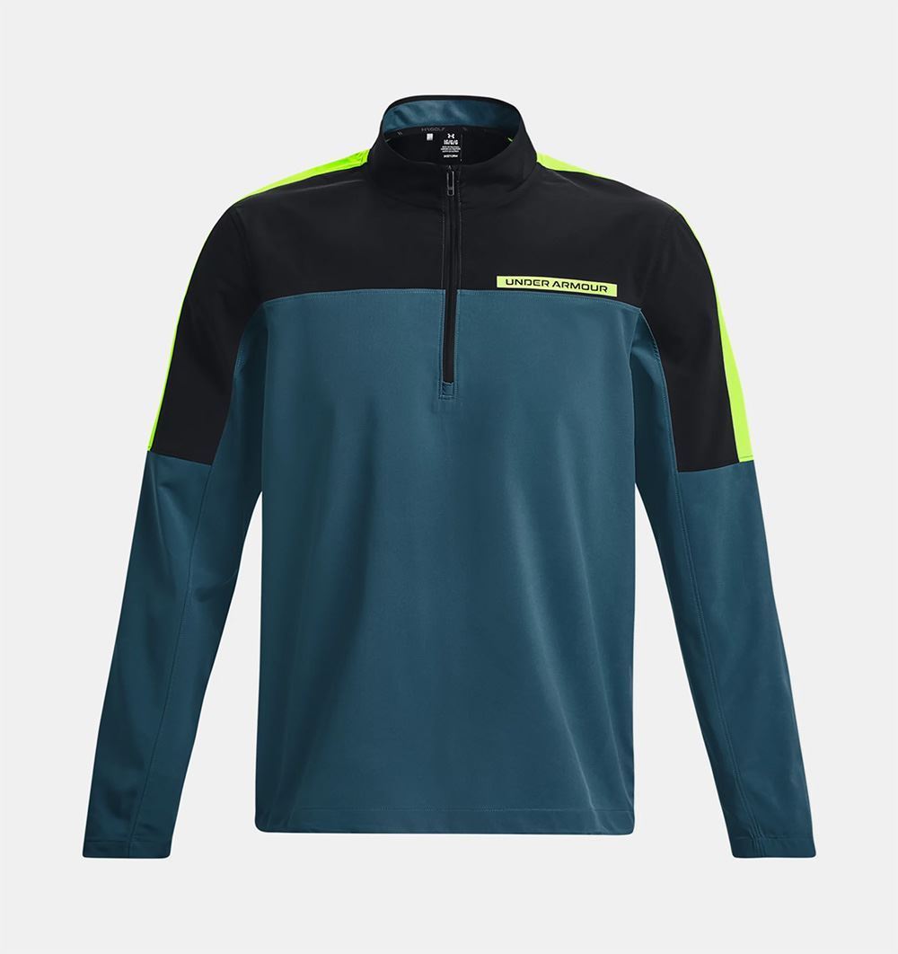 Under Armour Men's UA Storm Windstrike 1/2 Zip - Static Blue / Black ...