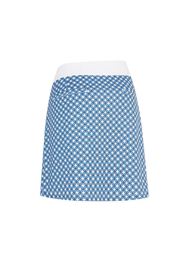 Callaway Ladies Floral Geo Wrap Golf Skort - Brilliant White 123 - CGKBSC18