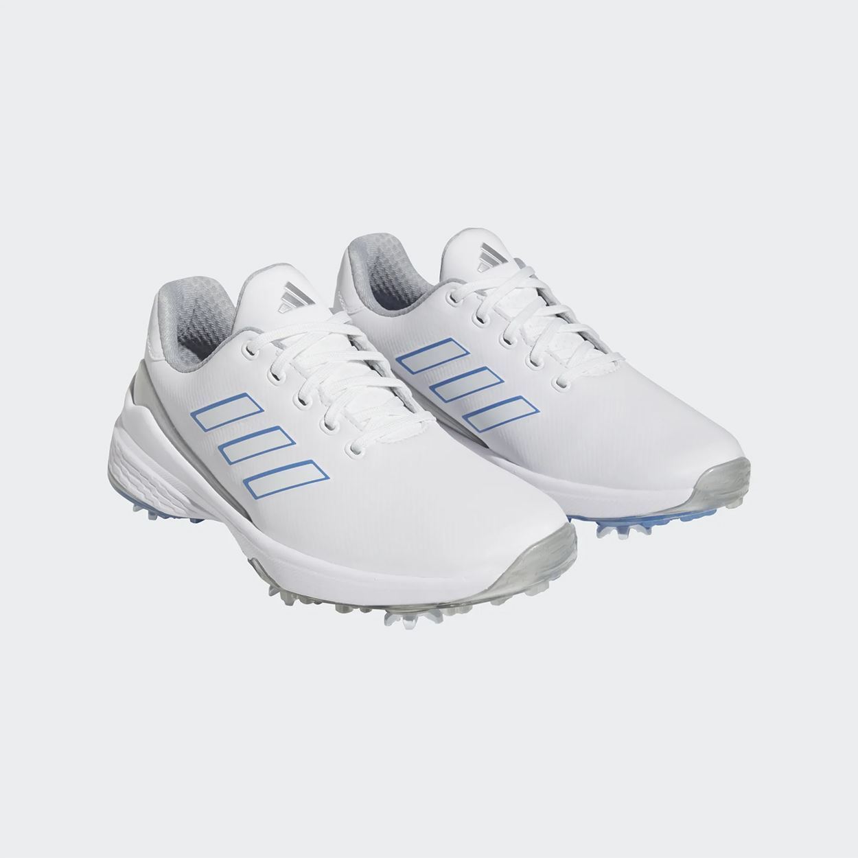 adidas Women's ZG23 Lightstrike Golf Shoes - Cloud White / Blue Fusion - GZ2174