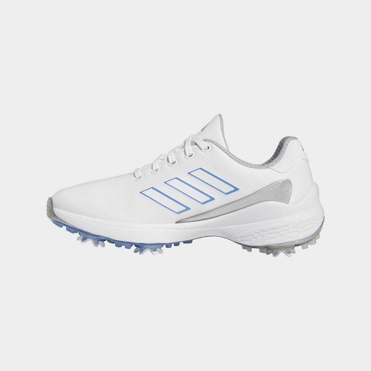 adidas Women's ZG23 Lightstrike Golf Shoes - Cloud White / Blue Fusion - GZ2174