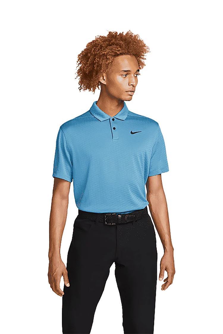 Nike Golf Men's Dri - Fit Vapor Texture Polo Shirt - Blue 469 - DH0814