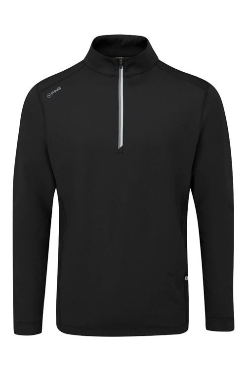 Ping Men's Latham Half Zip Midlayer - Black - P03687