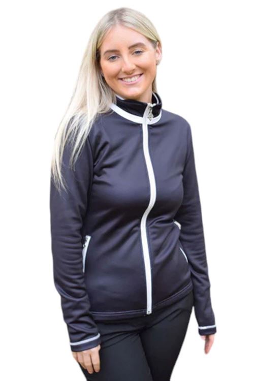 Pure Golf Ladies Whisper Jacket - Black - PG-27440