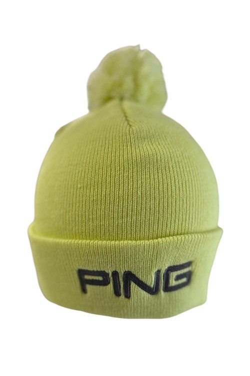 Ping Men's Knit Bobble Hat - Limelight - P03469