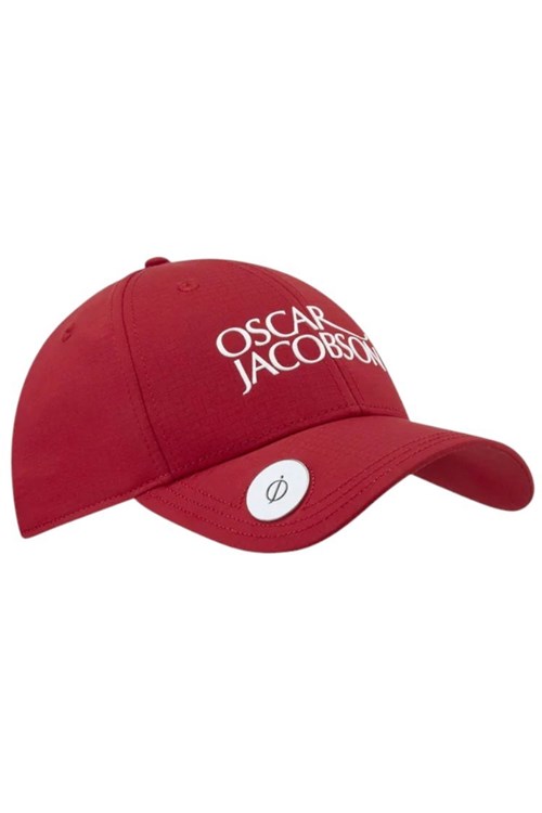 Oscar Jacobson Men's Maine Golf Cap - Jewel Red /White - OJCAP0069