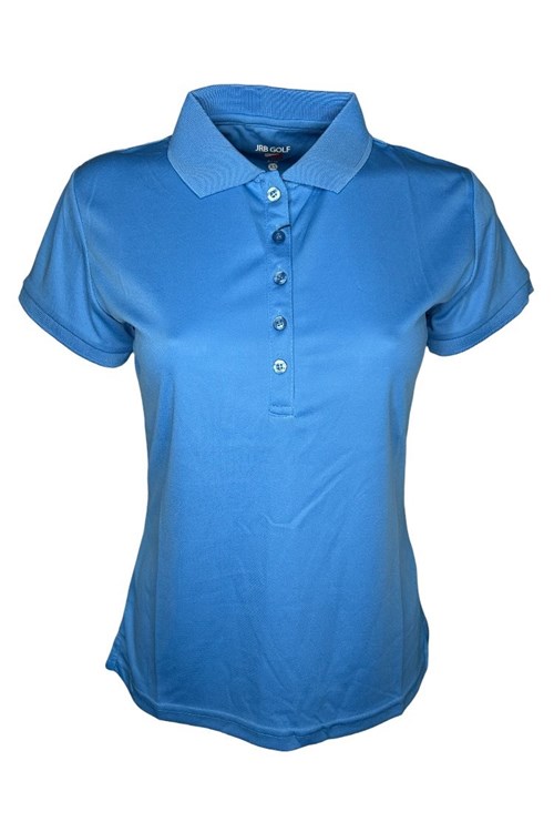 JRB Ladies Short Sleeve Polo shirt - Azure - JRB - PLNSS