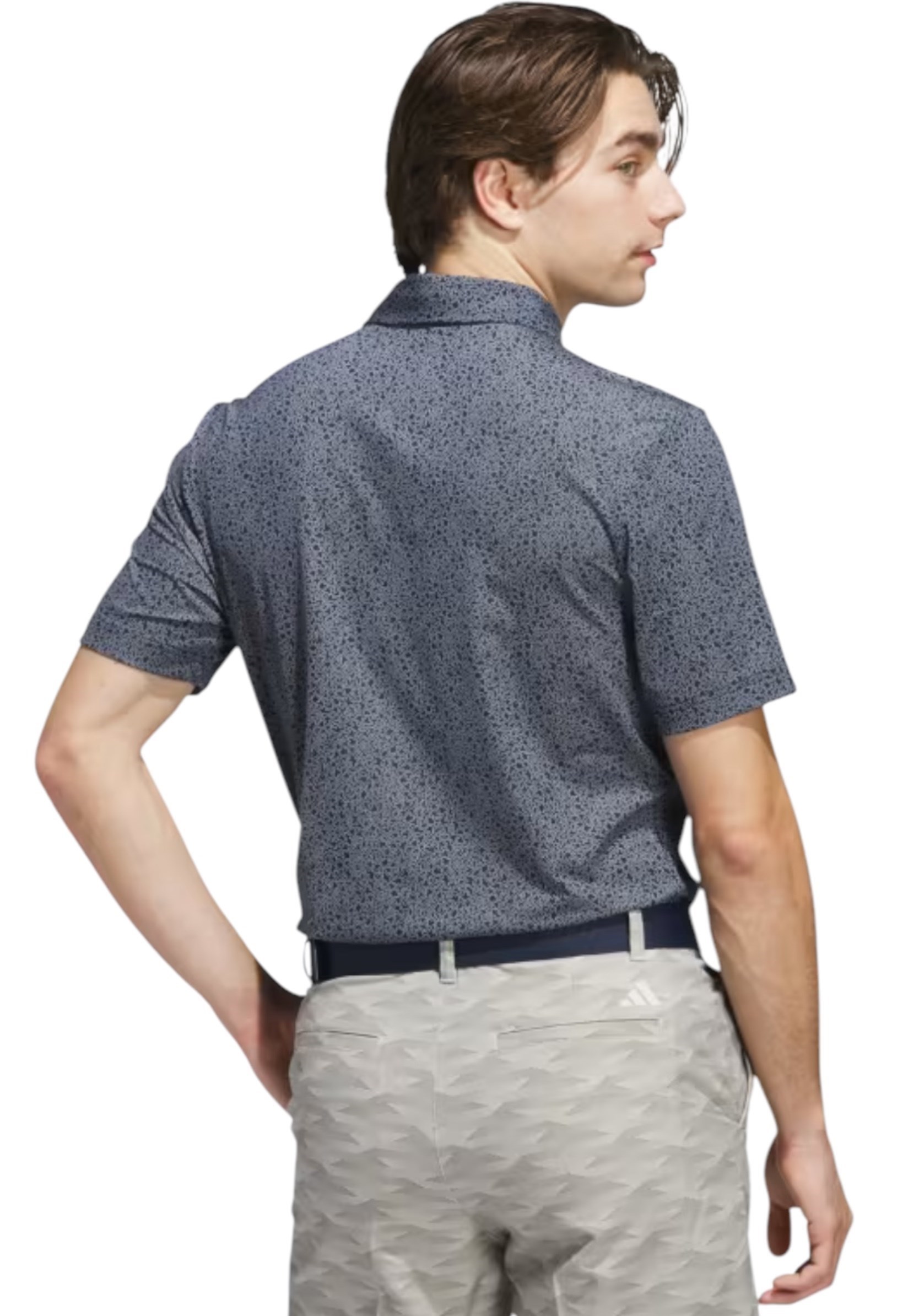 adidas Men's Ultimate 365 Mini Bunker Polo Shirt - Collegiate Navy - JF9006